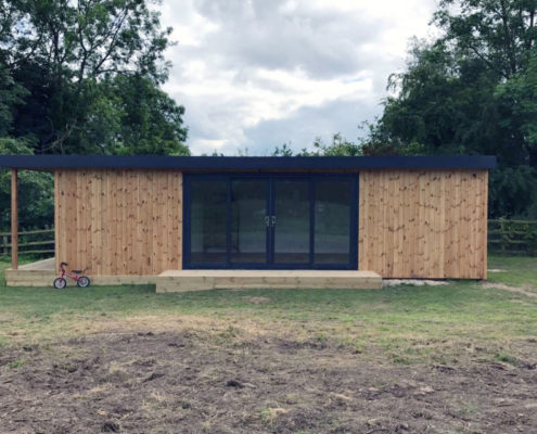 Enclosed outdoor classrooms for schools to use all year round
